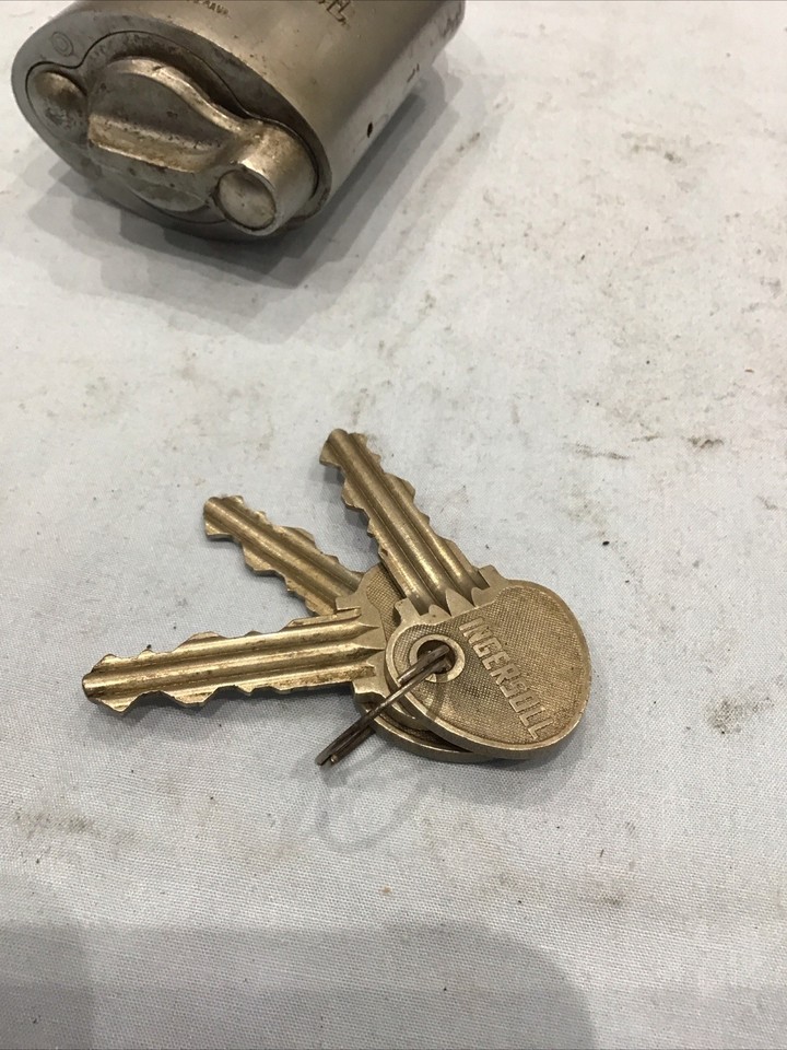 Ingersoll Padlock Steel 10 Lever Close Shackle, 3 keys Heavy Duty VGC ...