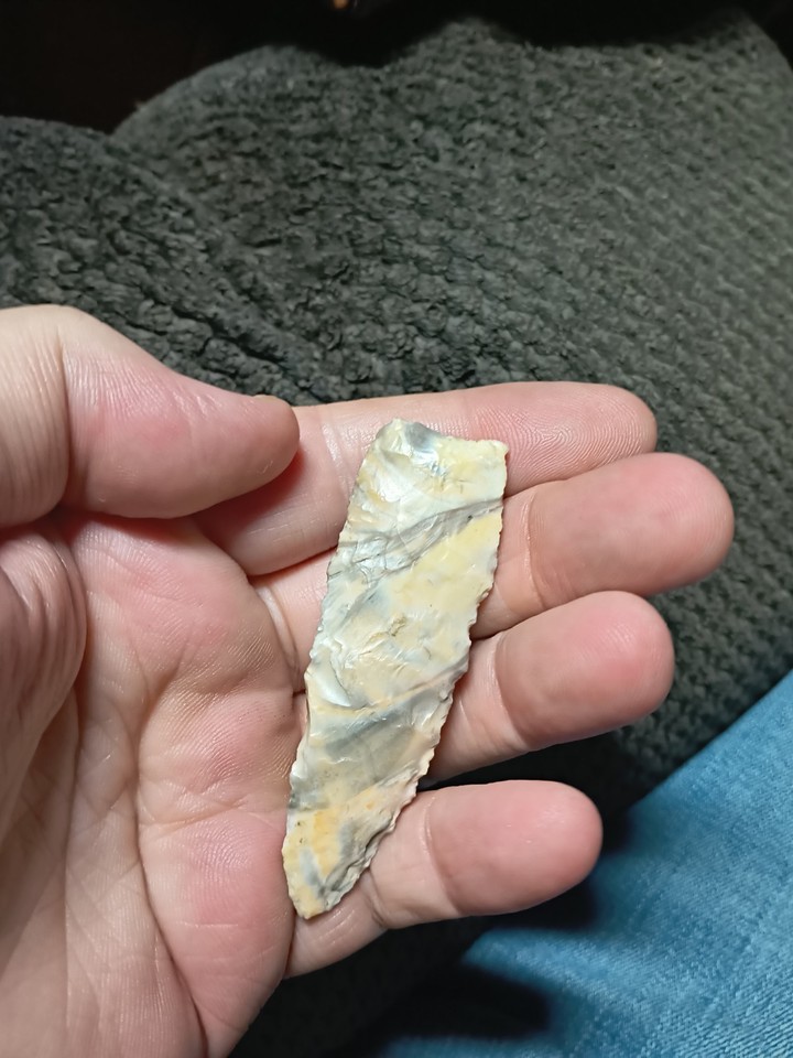 Authentic Missouri Paleo Mozarkite Plainview Point Indian Arrowhead ...