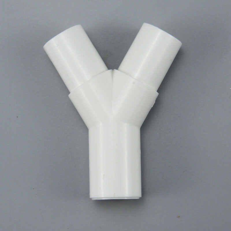 16/20mm ID PVC Y-Shaped 3-Way Fork Water pipe Y Tee Connector Aquarium ...