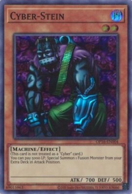 CYBER STEIN *** SUPER RARE OP16-EN004 (MINT/NM) YUGIOH | eBay