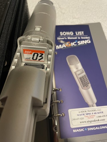 Magic Sing E55145 Tagalog Eng Songs with Case and 2 Mic | eBay