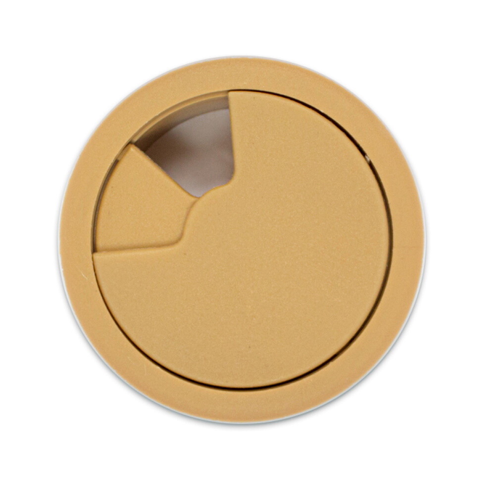 50mm 60mm 80mm PC Computer Desk Plastic Grommet Table Cable Tidy Wire ...