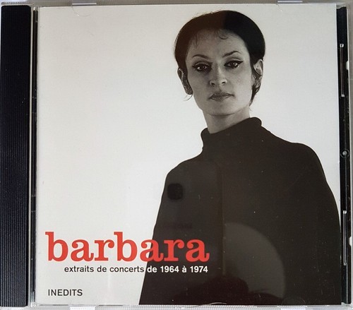 BARBARA 'Extraits de Concerts' (1964 à 1974) inédits CD proche du neuf ...