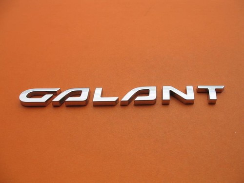 07 08 09 10 11 12 MITSUBISHI GALANT REAR LID CHROME EMBLEM LOGO BADGE ...