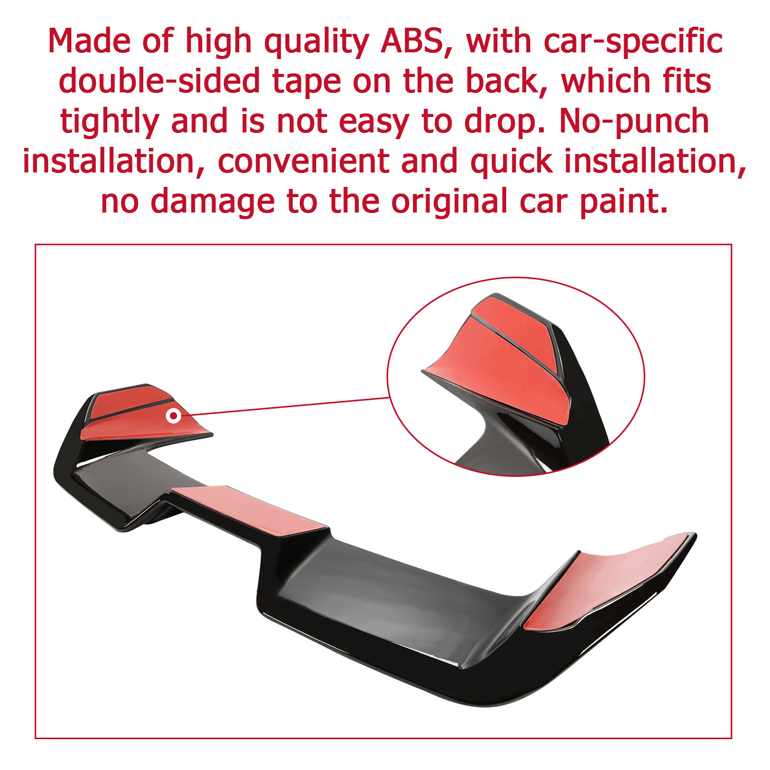 For Toyota Rav4 2019-2023 20 21 Rear Roof Spoiler Trunk Wing Glossy ...