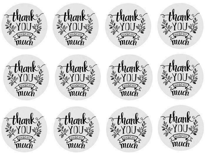 Thank You Gift Well Done Cup Cake Toppers Edible Paper Icing Decoration ...