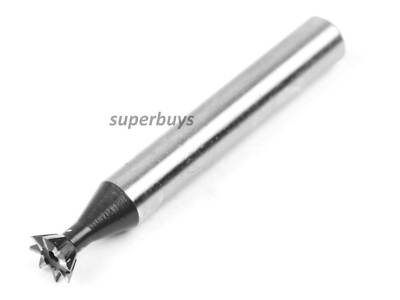 8mm 60 Degree Dovetail Cutter Standard Milling End Mill Inverted HSS ...
