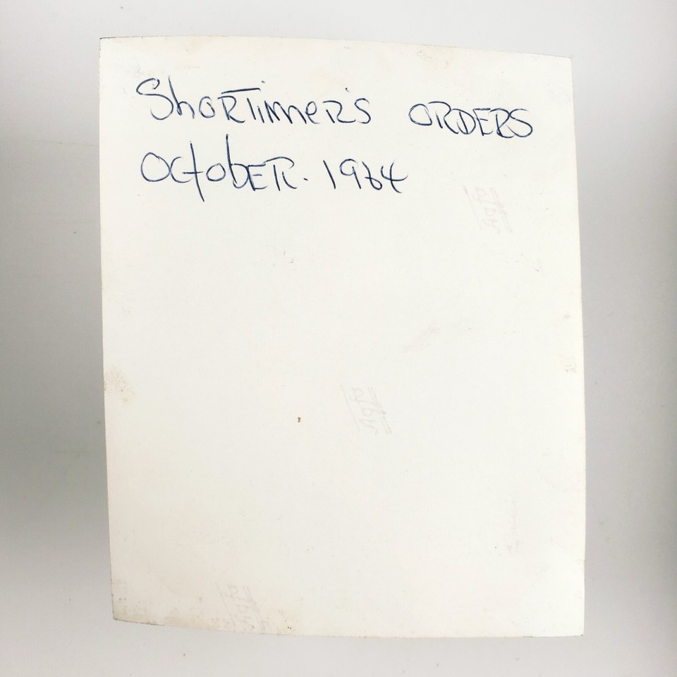 Short-timer Soldier Holding Paper Photo 1960s Germany US Army Man ...