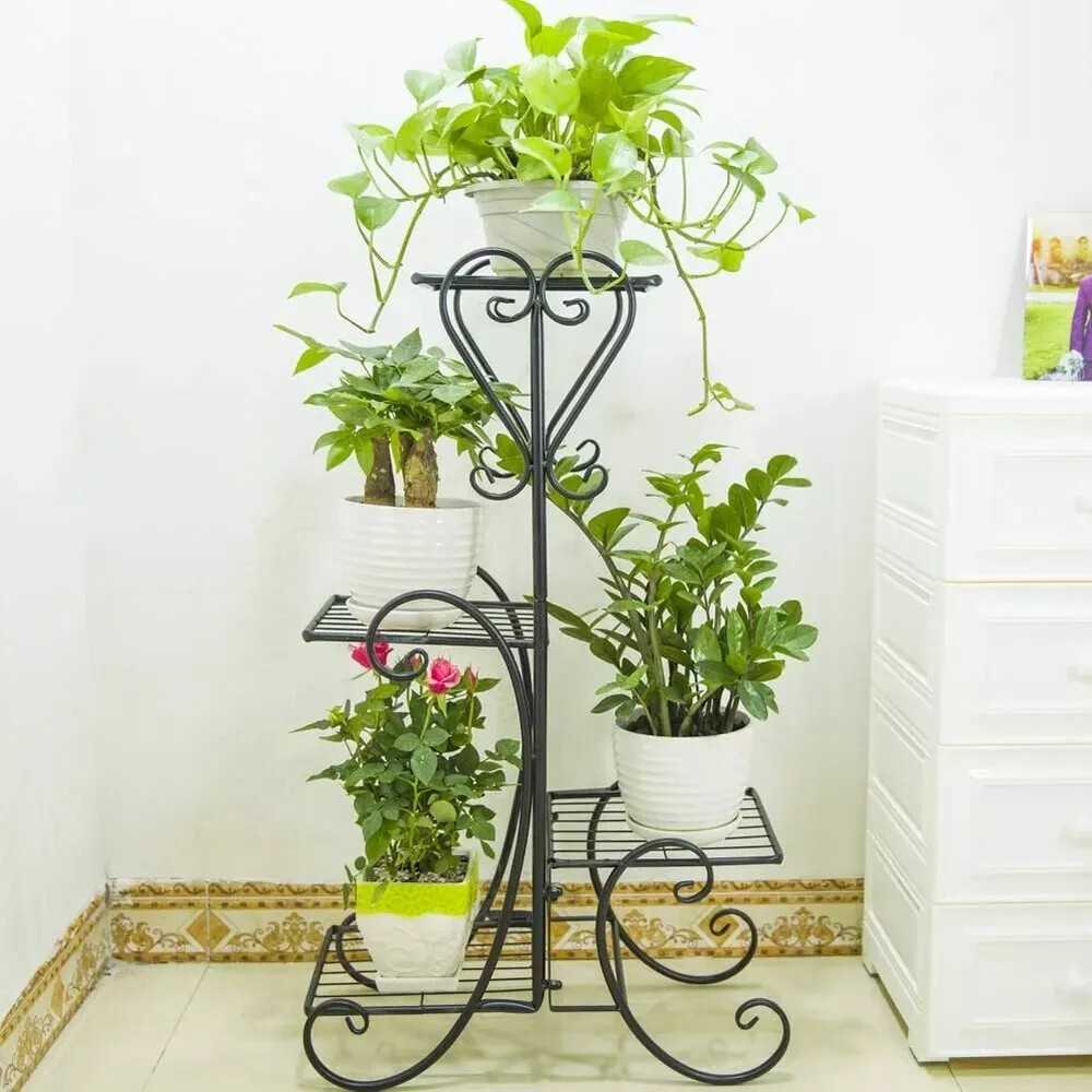 Square Wrought Iron Plant Stand