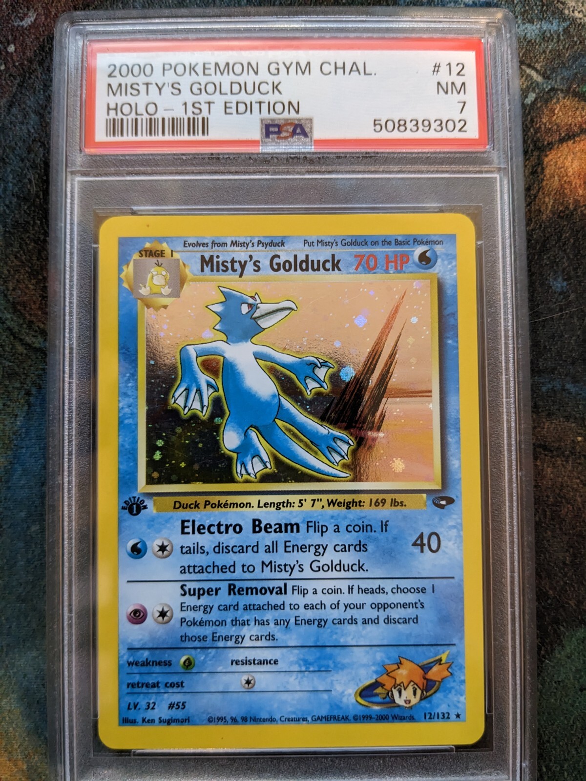 1st Edition Mistys Golduck Holo Gym Challenge PSA 7 Pokemon | eBay