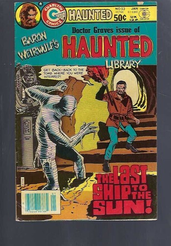 HAUNTED LIBRARY 53 - 1971 SERIES - CHARLTON HORROR COMICS | eBay