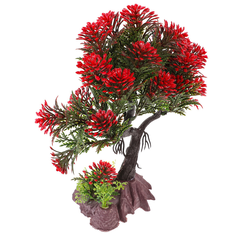 Aquarium Landscaping Fish Bowl Decorations Ornaments Bonsai Tree | eBay