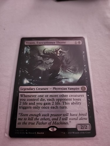 MTG FOIL Vraan, Executioner Thane – Phyrexia: All Will Be One Card ...