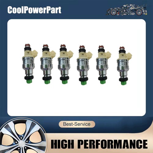6X NEW FUEL INJECTORS FOR MITSUBISHI PAJERO NF NG NH NJ 6G72 3.0L 1988 ...