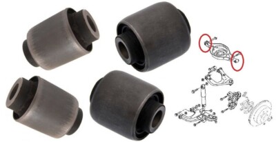 Rear Trailing Control Arm Wishbone Bushes Bushings for Nissan ...