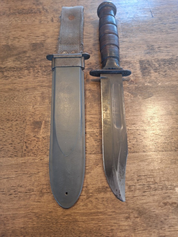Vintage WWII USN KA BAR MARK 2 Military Knife | eBay