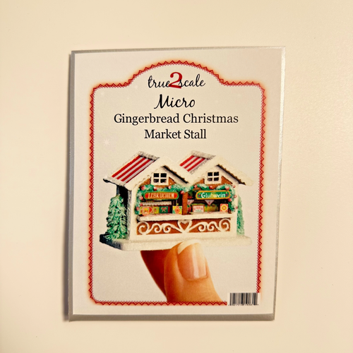 True2Scale Miniature Kit 1:144 Scale Micro Gingerbread Christmas Market ...