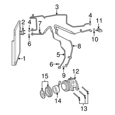 For Ram 1500 2011-2012 Mopar 68035281AA A/C Line O-Ring | eBay