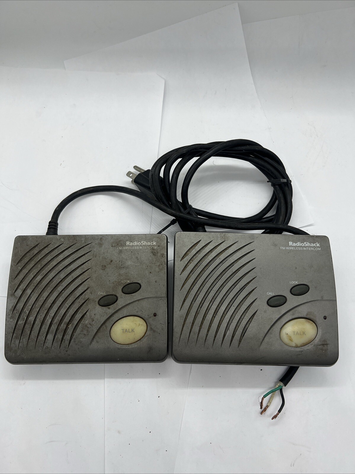 RadioShack FM Wireless Intercom 2-Channel 43-3103 Untested Vintage ...