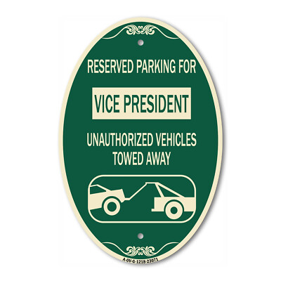 Reserved Parking for Vice President Unauthorized Vehicles Towed Away ...