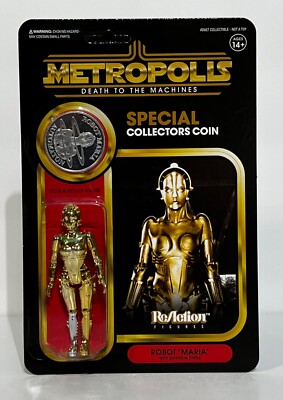 Metropolis Super7 Robot Maria SDCC 2019 Exclusive 3.75-Inch Reaction Figure | eBay