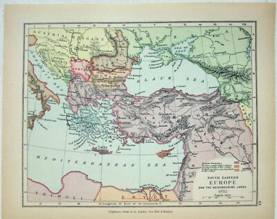 Pre-1900 - Map Of Asia Minor