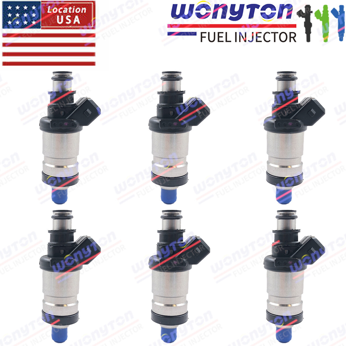 Set 6 Fuel Injectors 18715T For Mercury Sportjet Jet Drive 240HP | eBay