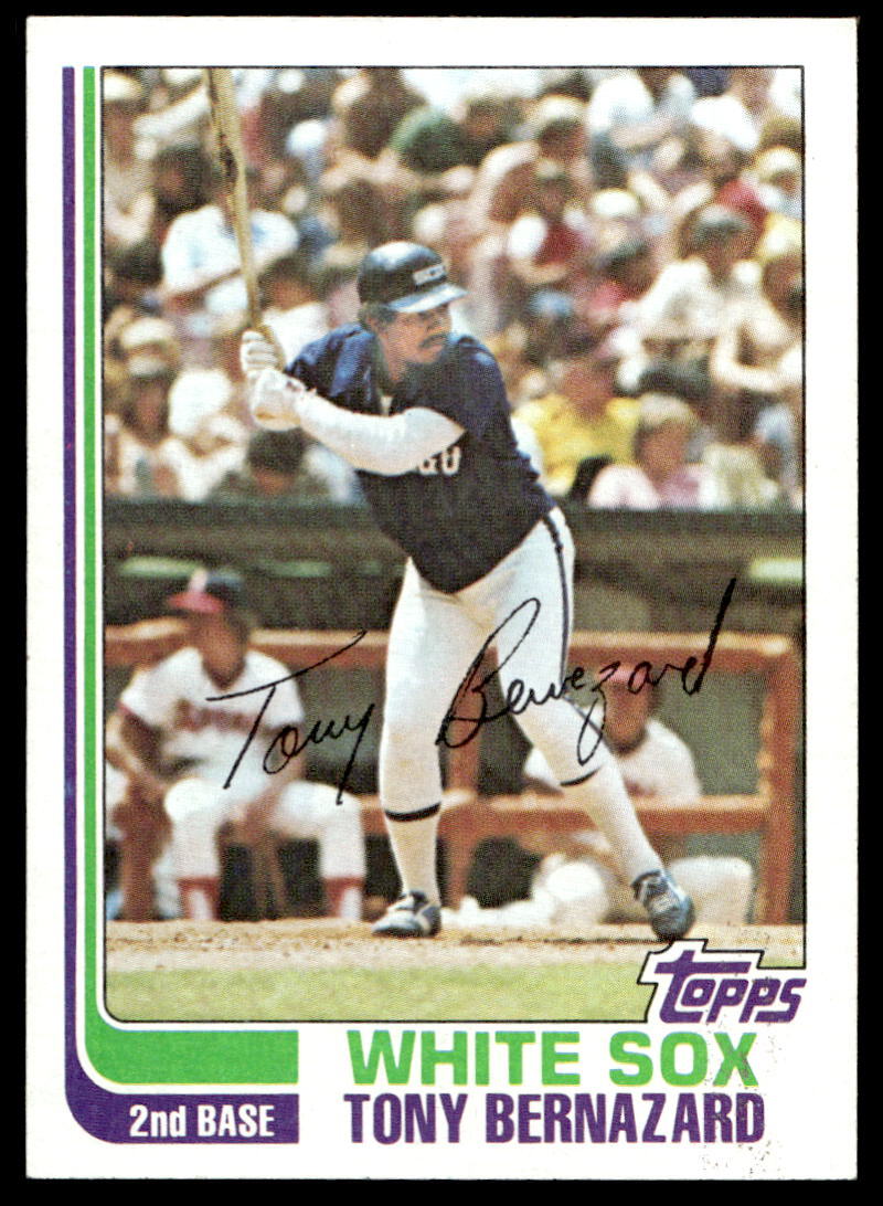 1982 Topps 206 Tony Bernazard Chicago White Sox Baseball Card | eBay