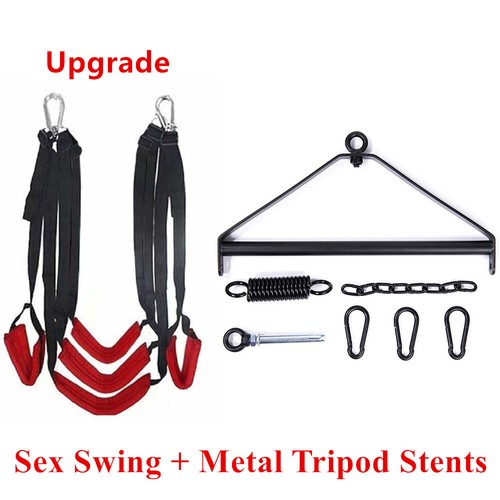 Adjustable Metal Tripod Stents 360 Spinning Triangle Sexy Swing Hanging ...