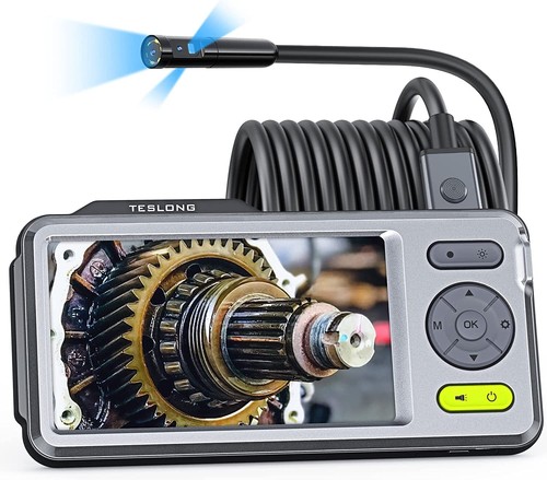 TESLONG Triple/Dual Lens Borescope Inspection Camera 1080P Industrial ...