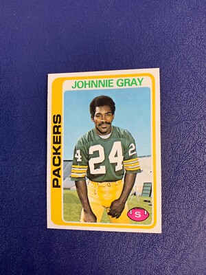 1978 Topps Football #138 Johnnie Gray - Green Bay Packers - Sharp High ...