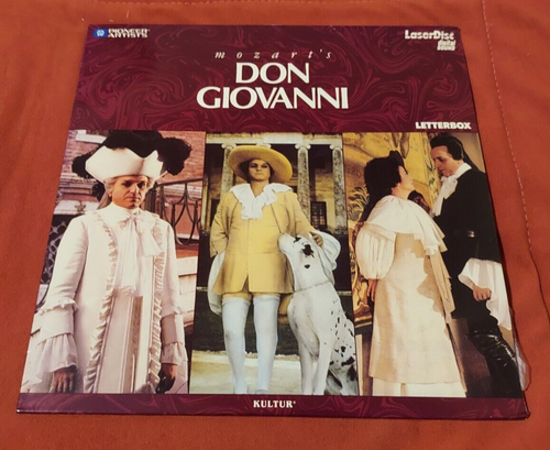 Mozart's: Don Giovanni - Film by Joseph Losey - Laserdisc - Letterbox ...