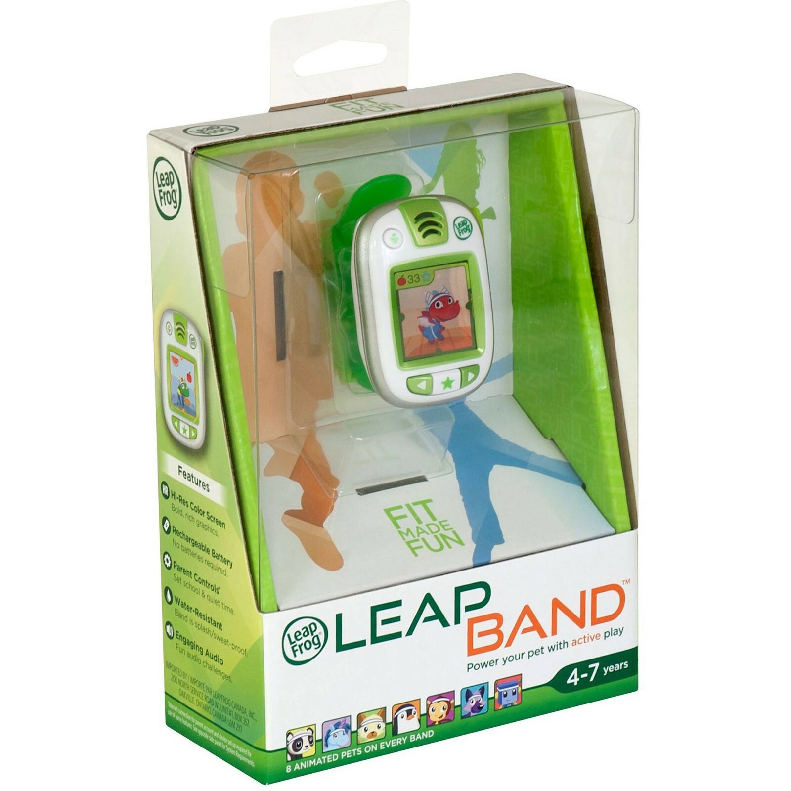 Brand New LeapFrog LeapBand Power your pet with active play! Green ...