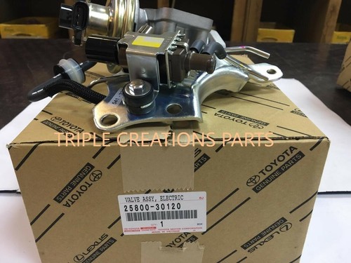 2580030120 GENUINE Toyota OEM VALVE ASSY, ELECTRIC EGR CONTROL 25800 ...
