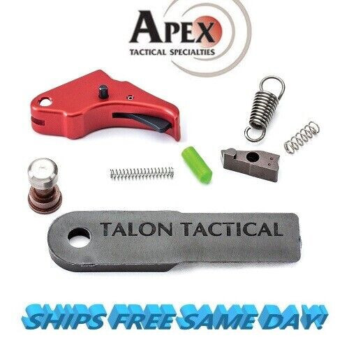 Apex Tactical Shield Duty/Carry Action Enhancement Trigger Kit RED ...