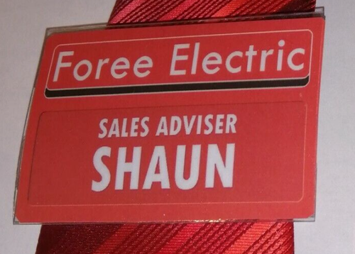 SHAUN OF THE DEAD FOREE ELECTRIC BADGE | eBay UK