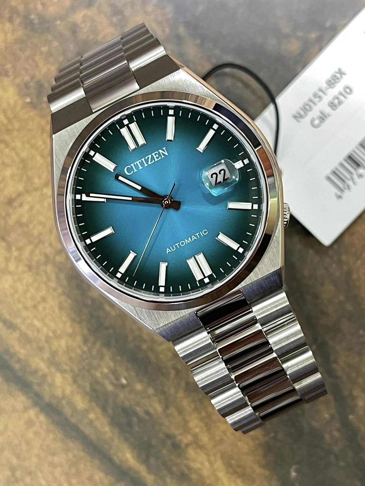 Citizen Tsuyosa Stainless Steel Turquoise Dial Automatic NJ0151-88X ...