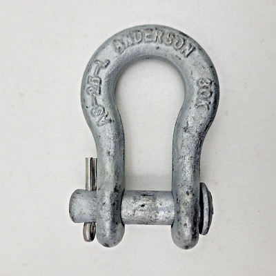 Lot of 1 NEW 30K Anderson AS-25-L Anchor Shackle 5/8 in. Eye, 2-25/32 ...
