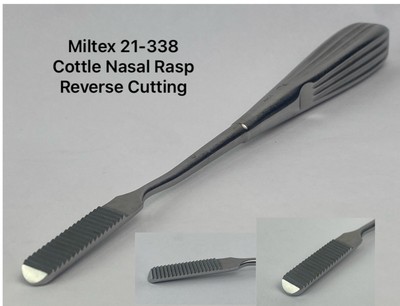 Miltex 21-338 Cottle Nasal Rasp Reverse Cutting 8.5mm Width 8in Overall ...