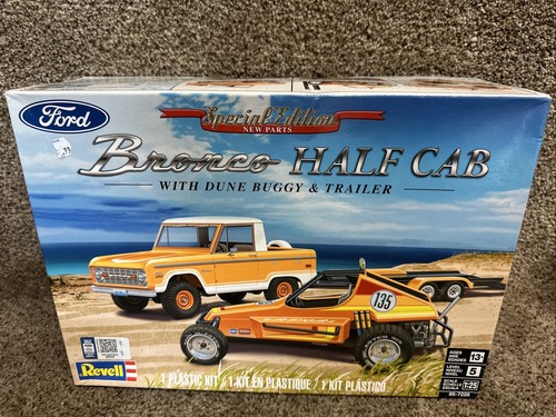 Revell Bronco Half Cab with Dune Buggy and Trailer 1:25 model car kit ...