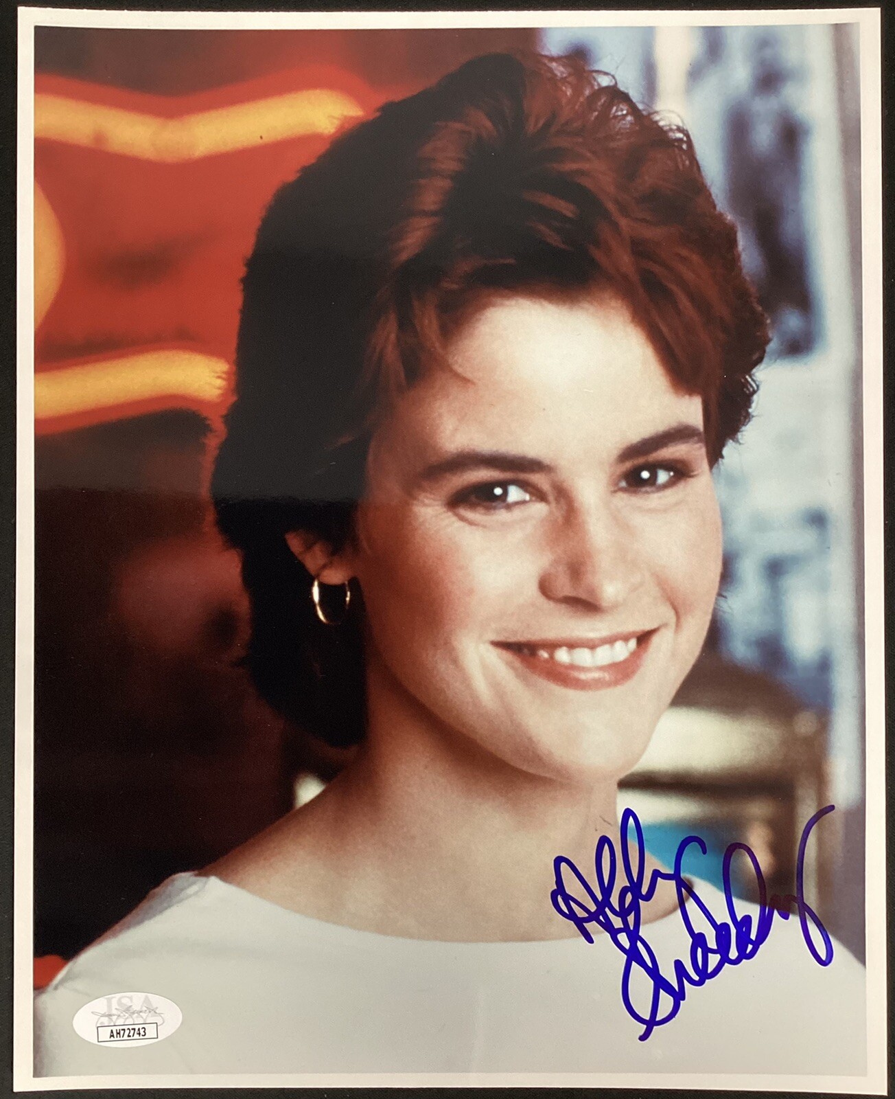 Ally Sheedy Signed Photo 8x10 The Breakfast Club Actor Auto JSA The ...