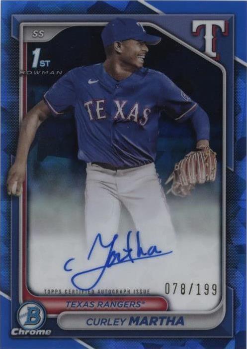 2024 Bowman Chrome Sapphire Edition - Prospects Autographs Curley ...
