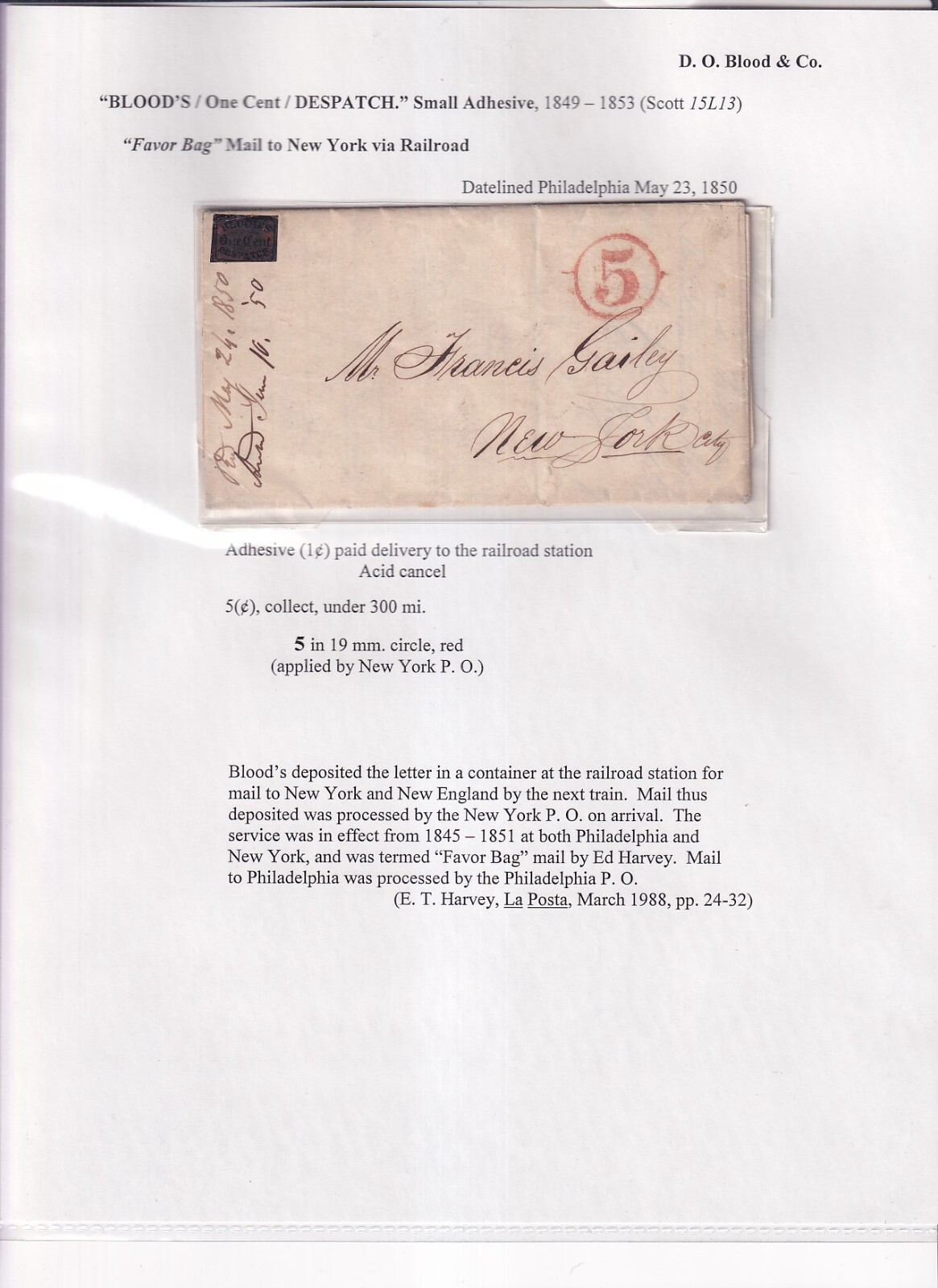 35 Blood Blood's Bloods Despatch Local Post covers & envelopes + more ...