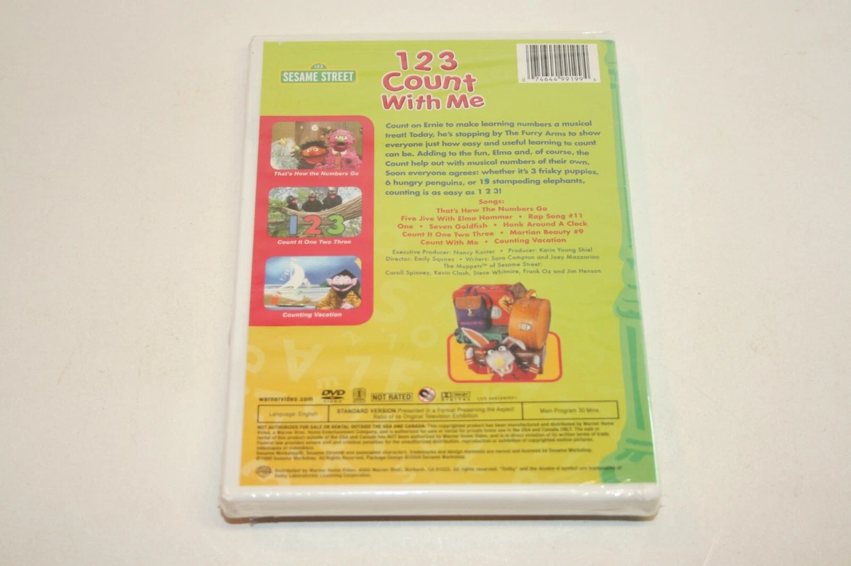Sesame Street 123 Count With Me Dvd Ebay