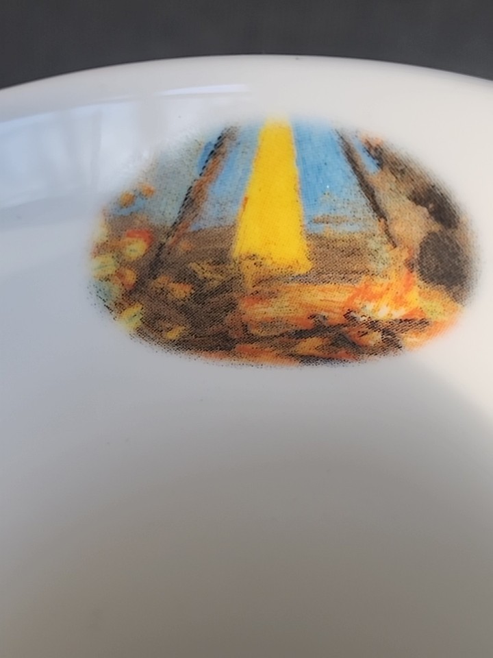 McIntosh Canadian Masters Coffee Mugs x 2 Tom Thomson Campfire 1916 ...