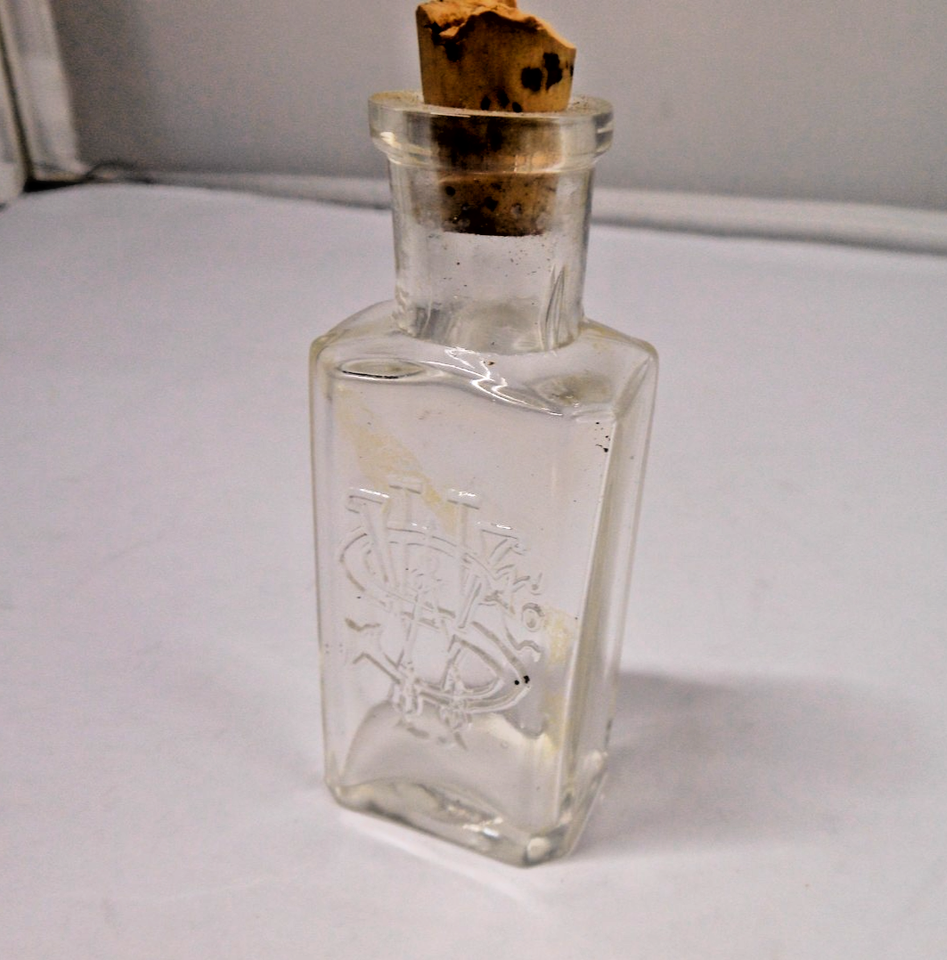 Antique Clear 3 in. Smith & Wesson Gun Oil Bottle w/ Cork | eBay