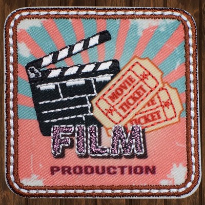Film Production Embroidered Patch — Iron On | eBay