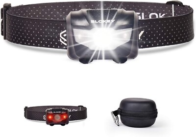 LED Flashing Light Running Head torch Jogging White Illumination Cob ...