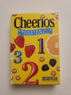 Cheerios Counting Card Game 48 Jumbo Cards Ages 3-6 Briarpatch | eBay