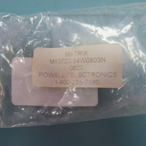 MATRIX M83723/84W0803N Qty of 1 per Lot Conn Circular SKT 3 POS Crimp ...